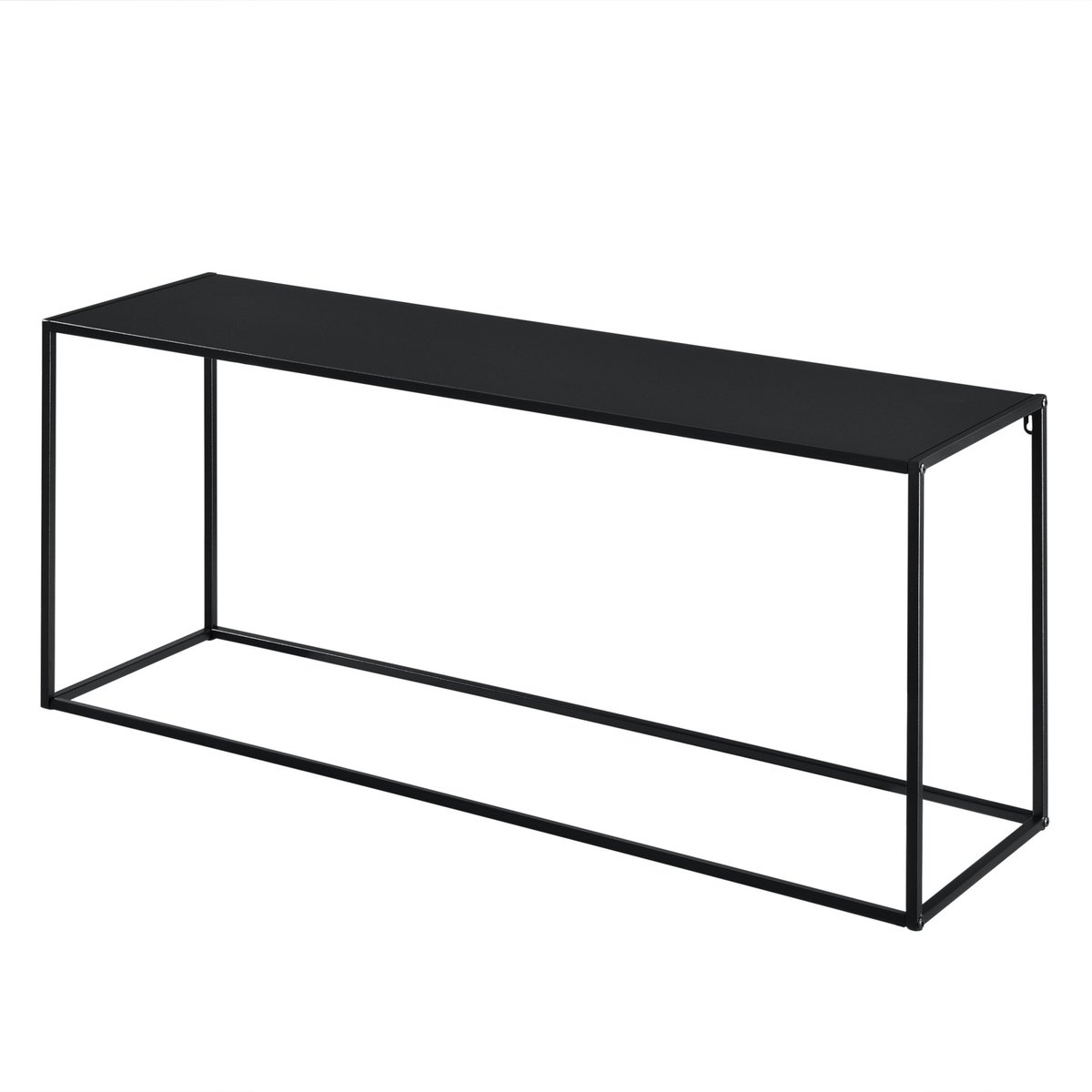 Sidetable - Console tafel - Metaal - Mat zwart - Afmeting (LxBxH) 115 x ...