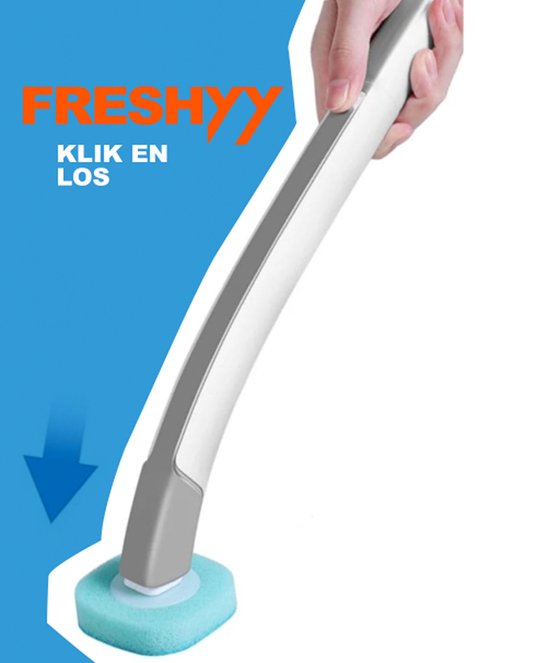 Freshyy Toiletborstel met houder – Gemakkelijk, Hygiënisch ...