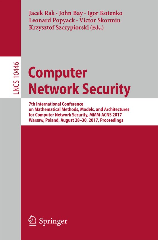 Computer Network Security | 9783319651262 | Boeken | bol