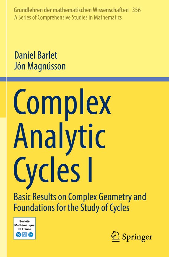 Complex Analytic Cycles I | 9783030311650 | Daniel Barlet | Boeken | bol