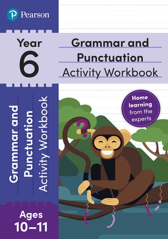Pearson Learn at Home Grammar & Punctuation Activity Workbook Year 6 ...