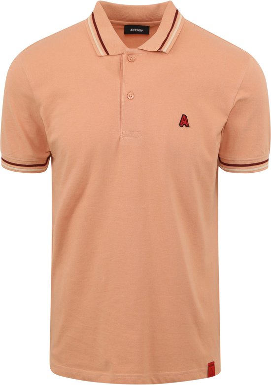 ANTWRP - Polo Letter Oranje - Modern-fit - Heren Poloshirt Maat L | bol.com