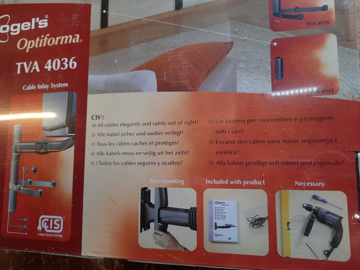 Vogel's Optiforma - TVA 4036 - wandbeugel - Audio-Visual Multisupport ...