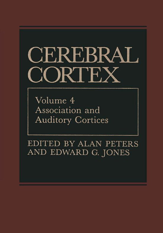 Cerebral Cortex | 9780306420405 | Alan Peters | Boeken | bol