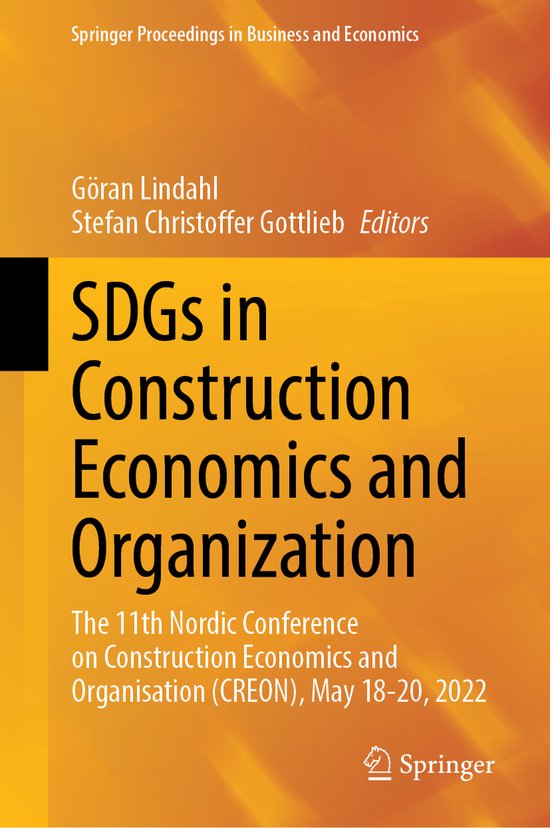 Springer Proceedings in Business and Economics- SDGs in Construction ...