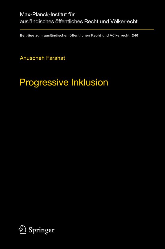 Progressive Inklusion, Anuscheh Farahat | 9783642417849 | Boeken | bol.com