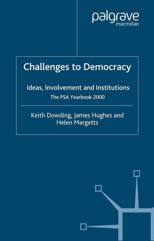 PSA Yearbooks- Challenges to Democracy | 9781349418626 | Boeken | bol.com