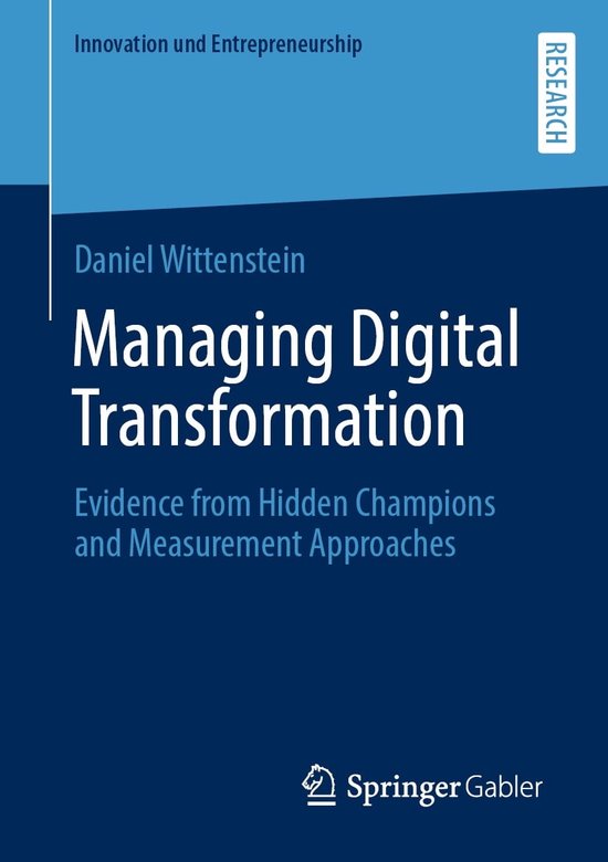 Innovation und Entrepreneurship - Managing Digital Transformation (ebook), Daniel... | bol