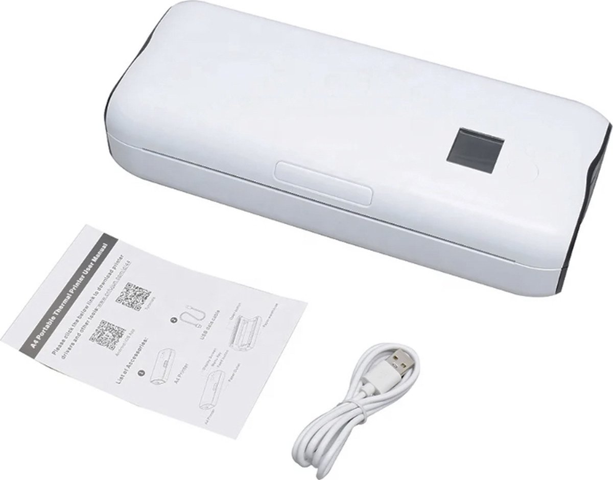 MOTstores YHD-2100 bluetooth thermische mobiele all in one mini printer ...