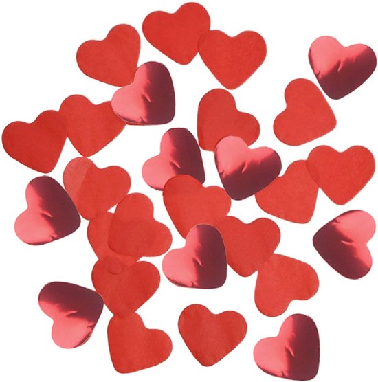 Confetti Hartjes Rood - confetti rood - confetti ballonnen - ballonnen ...