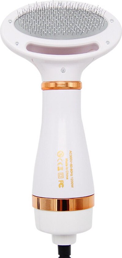 Pet Grooming Blower Borstel Hond Fohn Verstelbare Temperatuur 2 in 1 ...