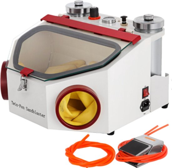 Vevor® Zandstraalcabine - Polijstmachine - LED verlichting - Voetpedaal ...