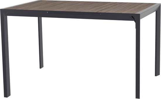 Hespèride hoge tafel Evasion alu uitschuifbaar 105x214x100 cm (154/214 ...