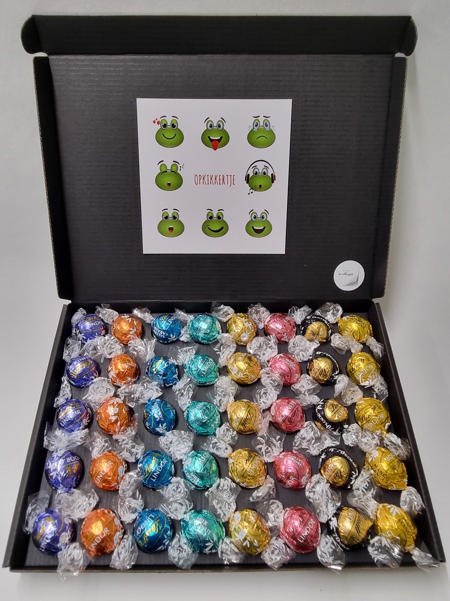 Chocolade Ballen Proeverij Pakket Groot | 40 stuks Lindt chocolade met ...