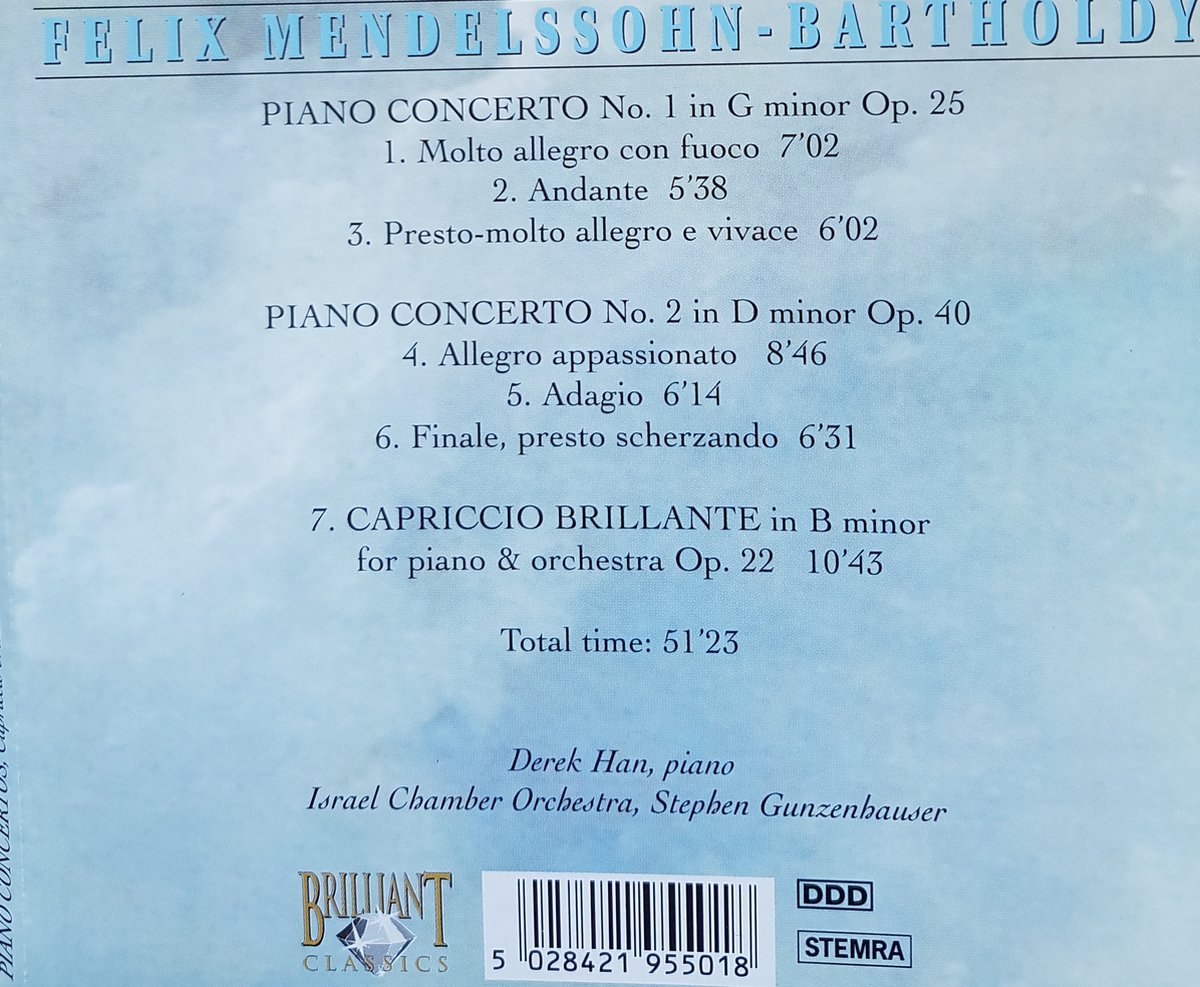 Mendelssohn - Bartholdy Piano Concertos, Derek Han | Muziek | bol.com