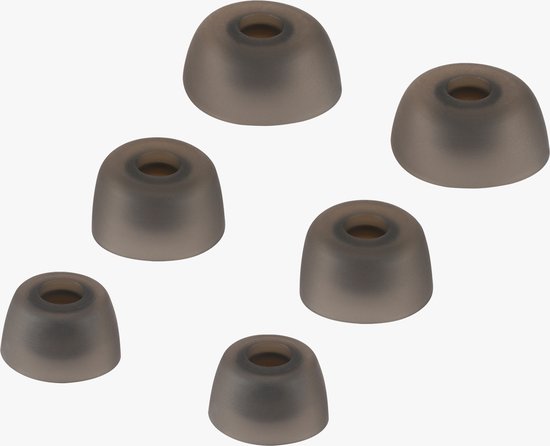 kwmobile 6x cover voor in-ear oortjes geschikt voor Jabra Elite 75t /65t / Active -... | bol
