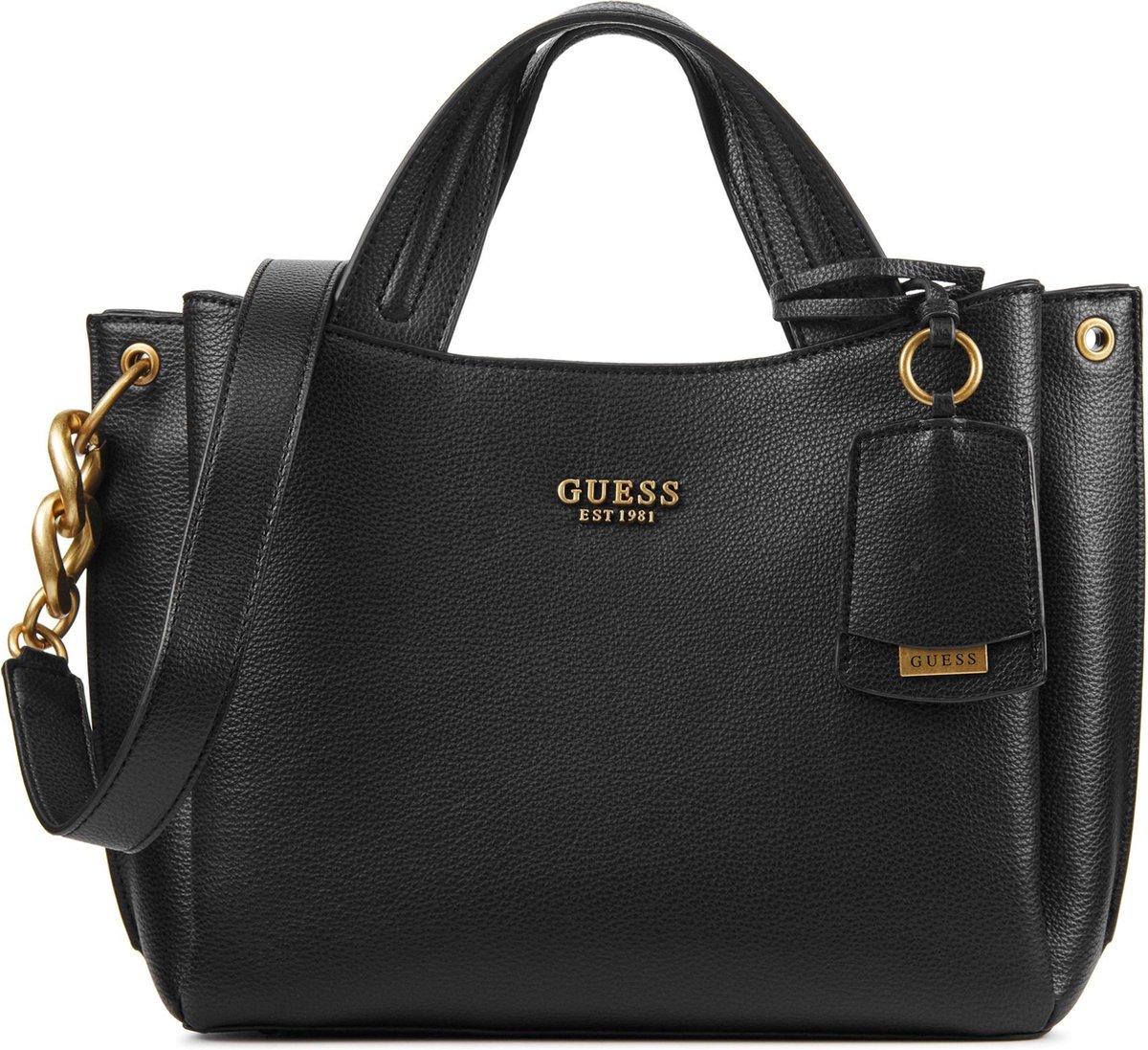 GUESS Handtas Dames / Handtas - Leer - zed girlfriend - Zwart | bol.com