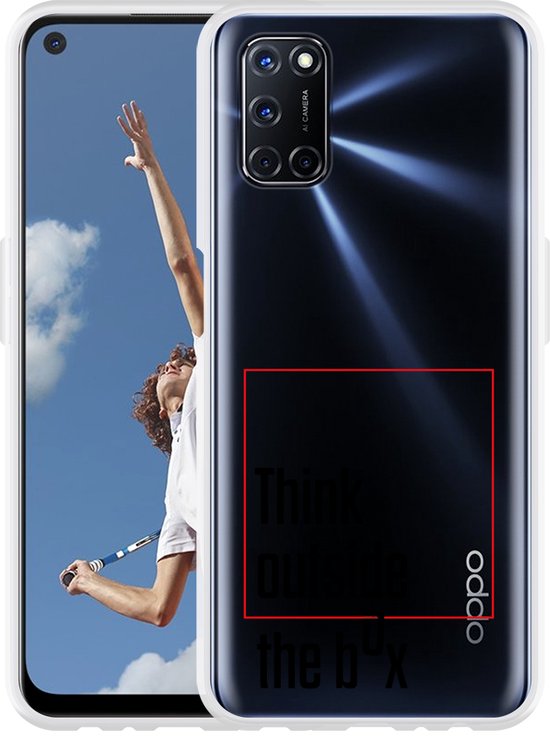 Oppo A72 Hoesje Think outside the Box - Designed by Cazy | bol