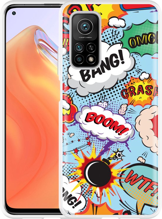 Xiaomi Mi 10T Pro Hoesje Comic - Designed by Cazy | bol