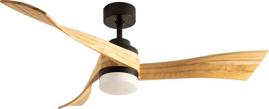 CREATE - Plafondventilator 40W silent Ø132 cm - Met Verlichting - Met ...