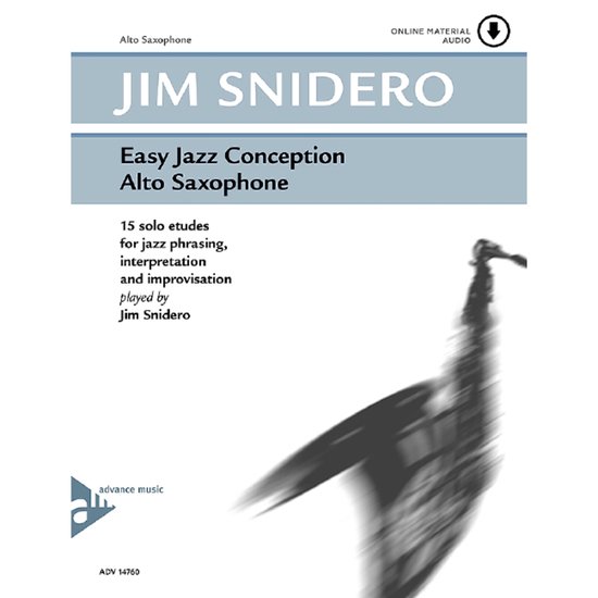 Easy Jazz Conception Alto Saxophone | 9790206304200 | Jim Snidero ...