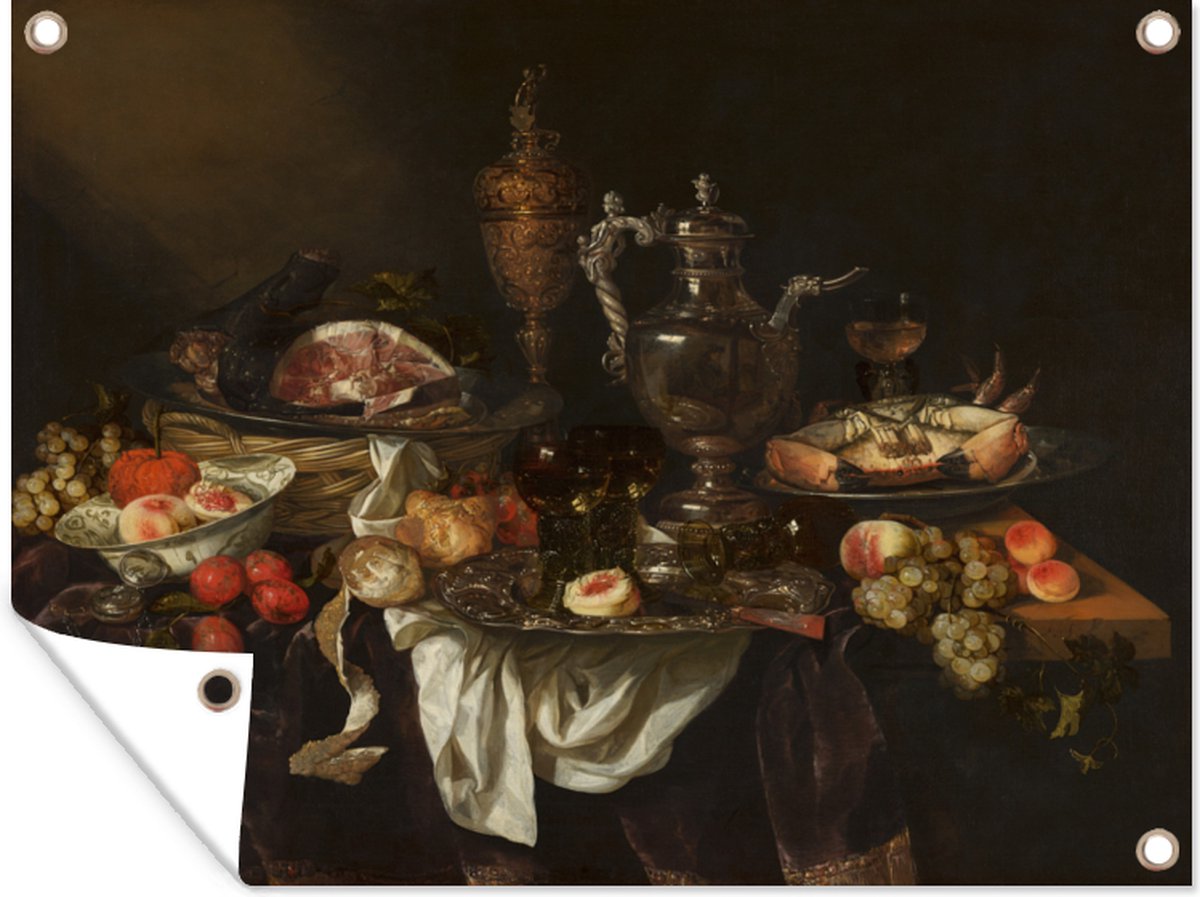 Tuin decoratie Pronkstilleven - Abraham van Beyeren - Kunst - Vintage ...