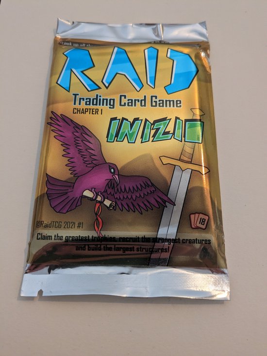Raid TCG - Booster Pack - Trading Card Game - Set 1 :Inizio | Games ...