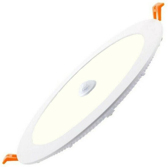 LED Downlight Slim - Facto Dury - PIR Bewegingssensor 360° + Dag en ...