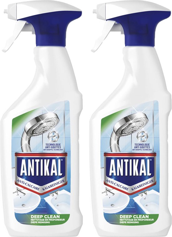 Antikal Kalkaanslagverwijderaar Spray Diepe Reiniging - Badkamer - 2 x ...