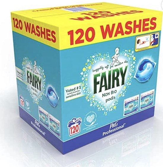 Dreft/Fairy Non Bio-120 pods -voor gevoelige huid-capsules-wasmiddel ...