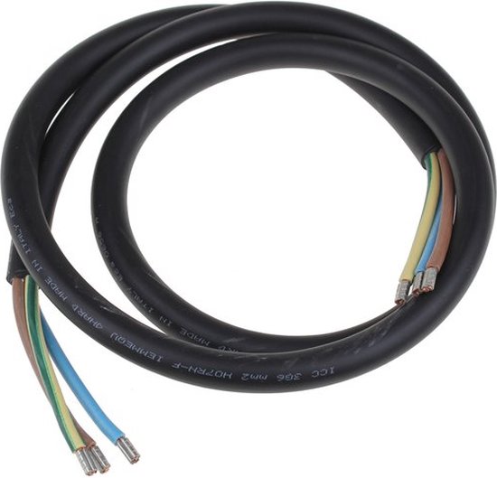 WPRO - Elektrische Kabel Met Plug En Klem H07 RNF 3G6 MM² 1.45M ...