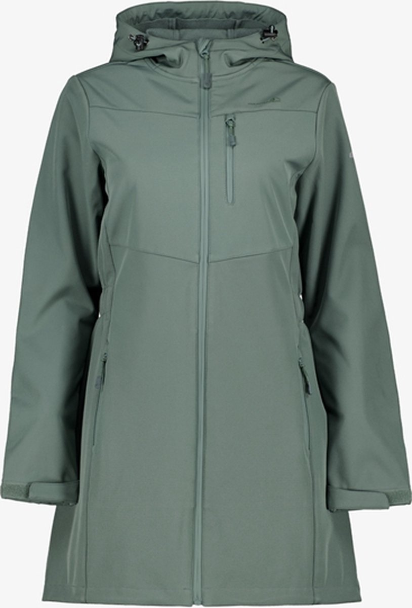 Mountain Peak dames softshell jas groen - Maat L - Winddicht - Ademend materiaal | bol.com