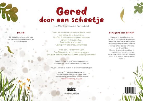 Gered door een scheetje kamishibai vertelplaten, Jose Mijnals ...