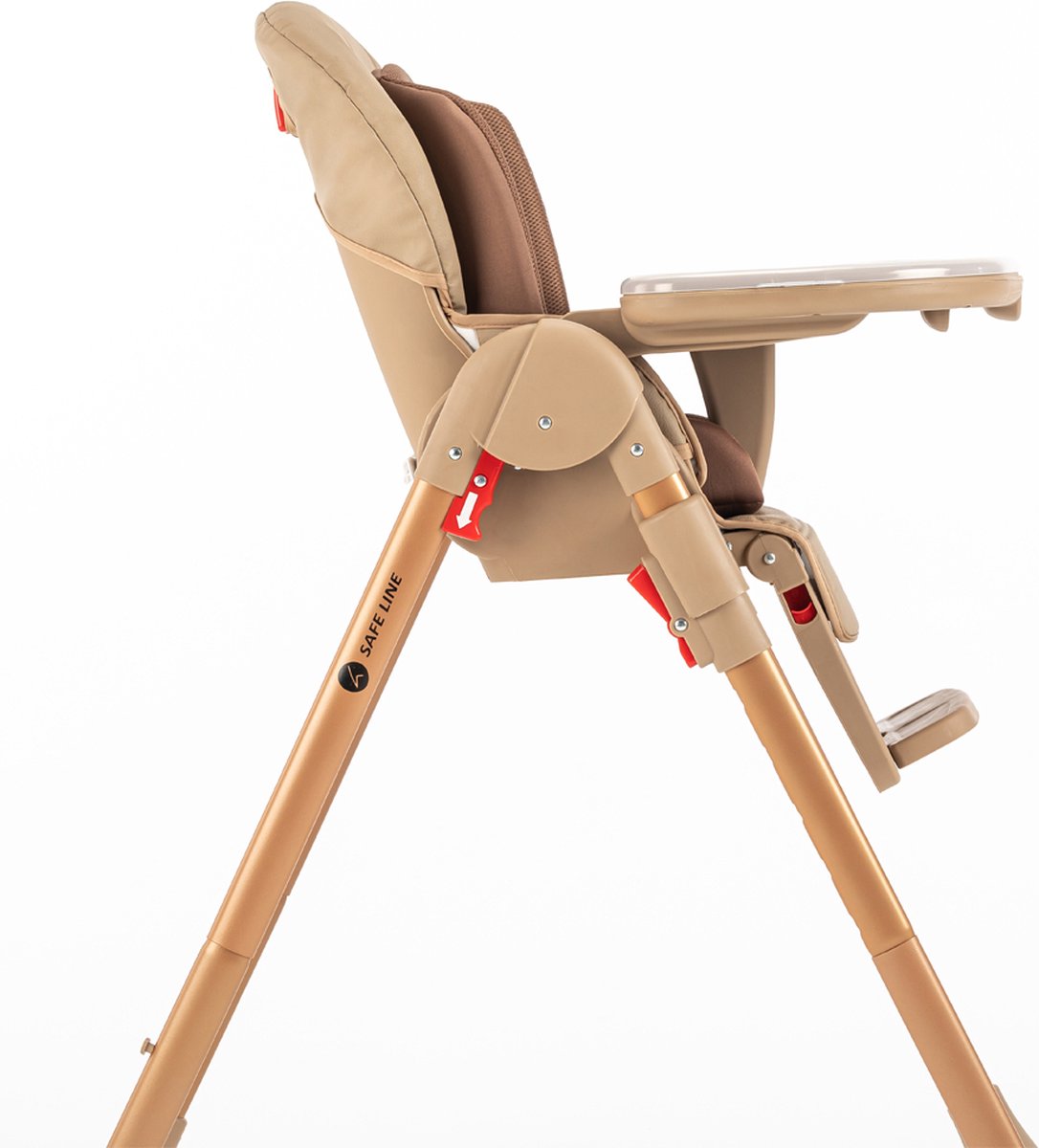 Bebe Ceyiz kinderstoel Safe Line kleur gold bruin | bol.com