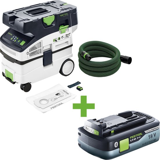 Festool Accu-stofzuiger CTLC MIDI I-Basic CLEANTEC - 577066 | bol.com