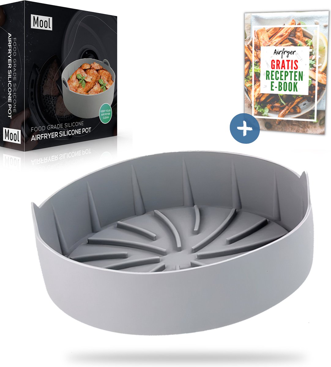 Siliconen Bakje Geschikt Voor Airfryer 22CM - Bakpapier Alternatief ...