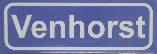 Koelkast magneet plaatsnaambord Venhorst. | bol