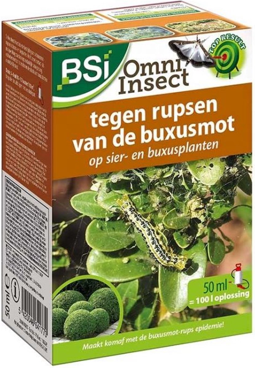 Omni Insect Buxus - Snelwerkend insecticide tegen de buxusmot - 50 ml ...