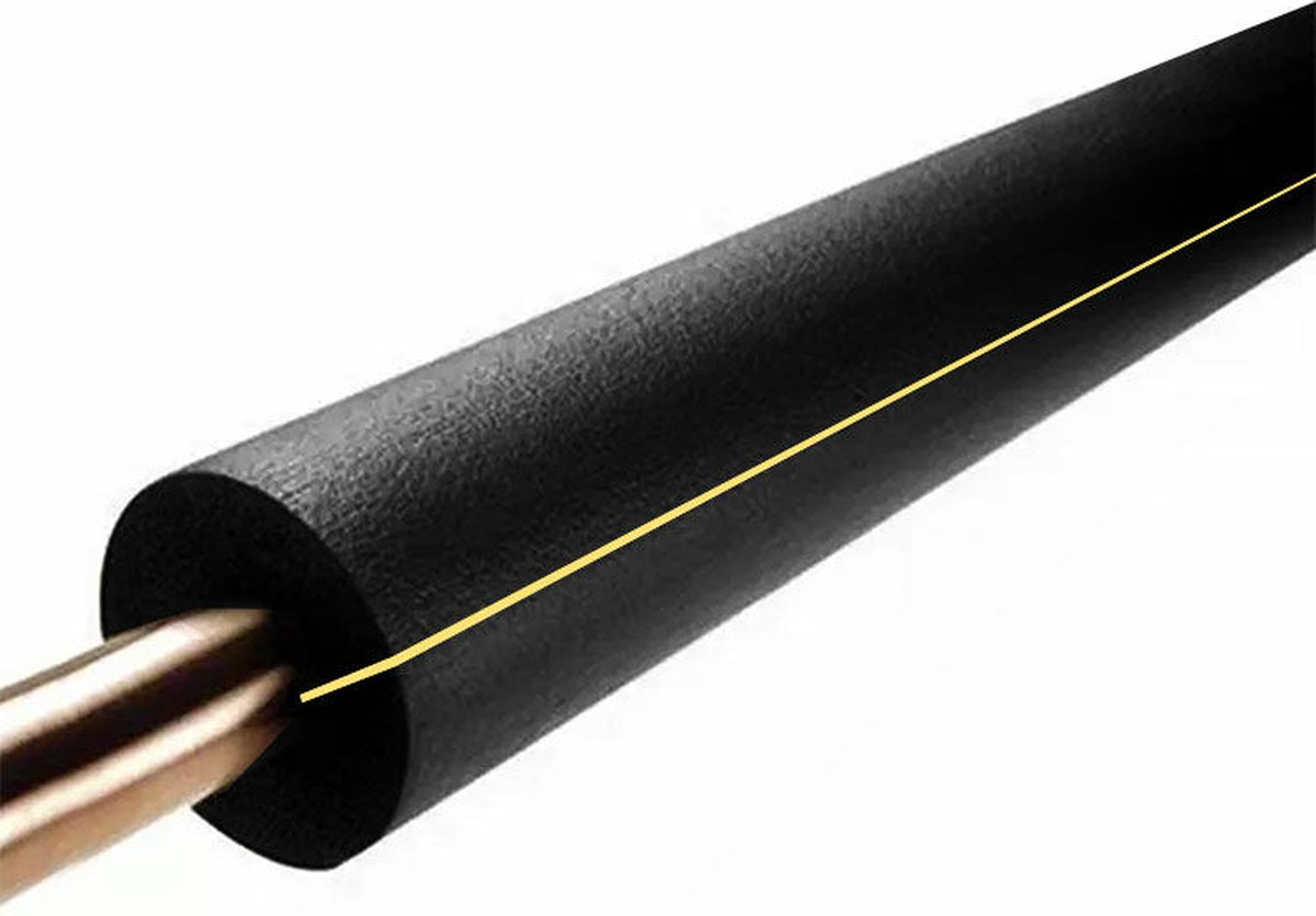 Zelfklevende Buisisolatie 2 m - isolatie buizen 13 mm - 9 mm dik | bol.com