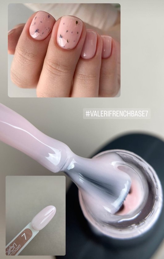 Valeri - BIAB - French Base - #7 - Nude - Licht roos - 12 ml | bol.com