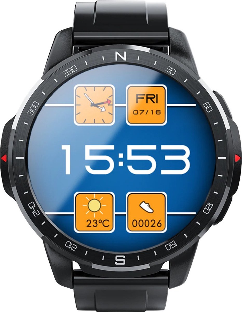 DrPhone SW17 PRO - GPS / WiFi / 4G Sim Smartwatch - Volwaardig Horloge ...