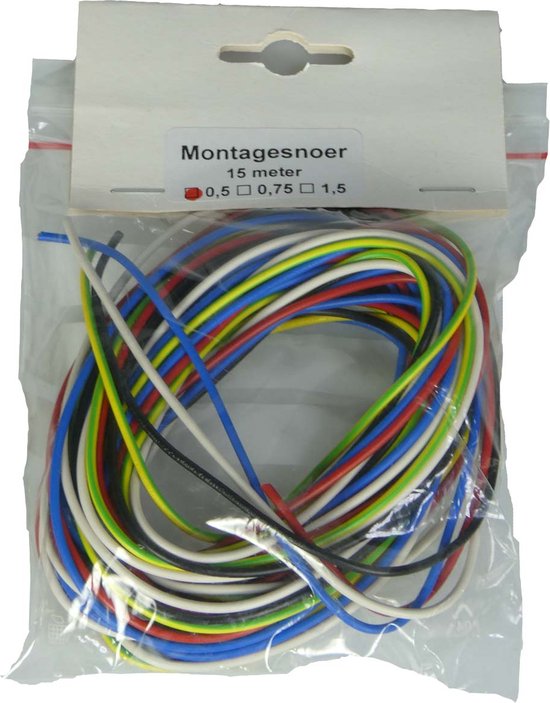 Shall montagedraad 0,5mm² | bol.com