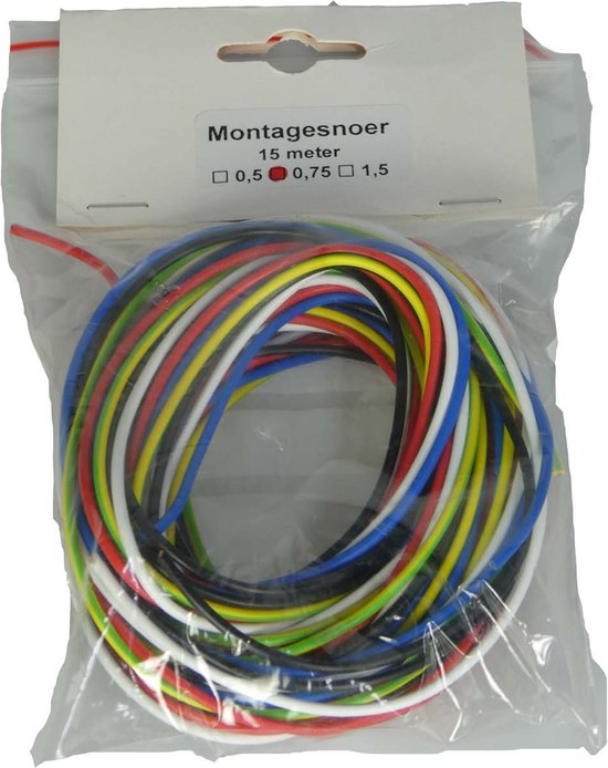 Shall montagedraad 0,75mm² | bol.com
