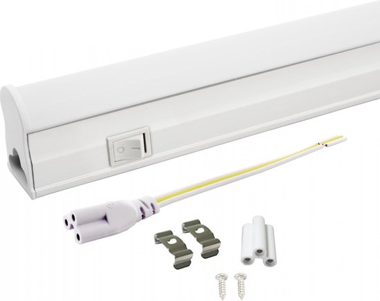 T5 LED lamp - 150cm - 22W - Neutraal wit - Met schakelaar - Koppelbaar ...