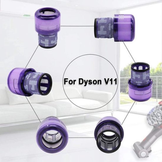 TLVX Filter Geschikt voor Dyson V11 / Originele pasvorm filter voor Dyson V11 en V15 /... | bol