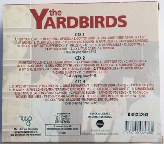 Yardbirds, The Yardbirds | CD (album) | Muziek | bol