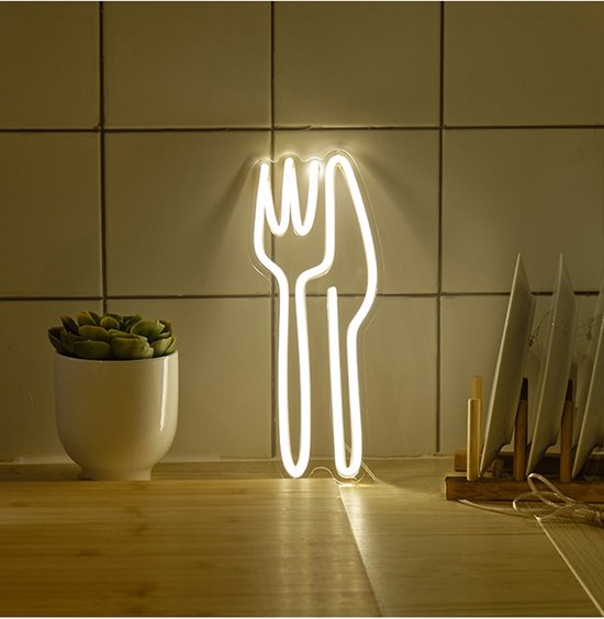 OHNO - Cutlery - LED Neon Sign | bol