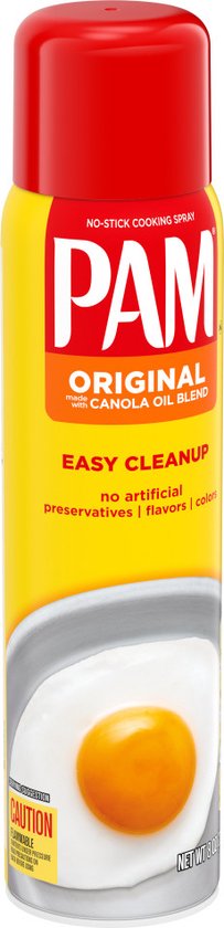 PAM Cooking Spray Original (voordeelverpakking) - 8oz - 227 Gram | bol.com