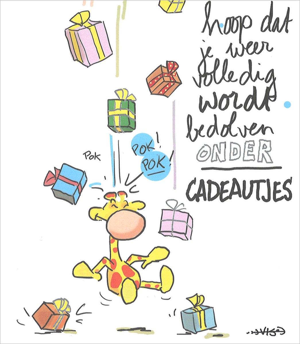 Lannoo - 6 Dubbele Leendert Jan Vis Wenskaarten - Foliedruk - Preeg ...