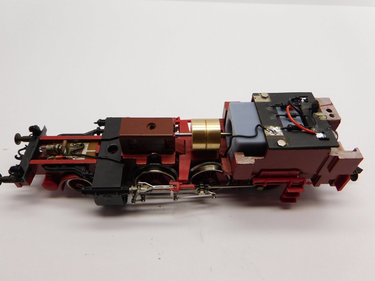 micromotor HR012F motor ombouwset voor Roco DB, DR, DRG BR 74, KPEV 12 ...